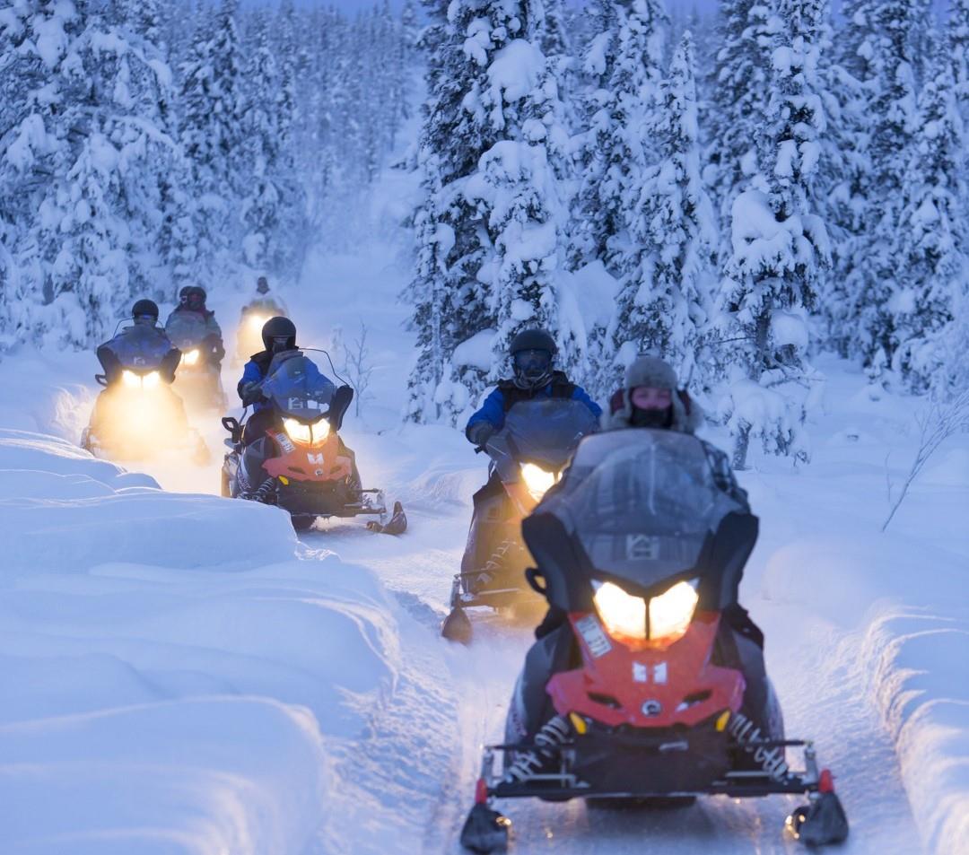 Snöskotersafari