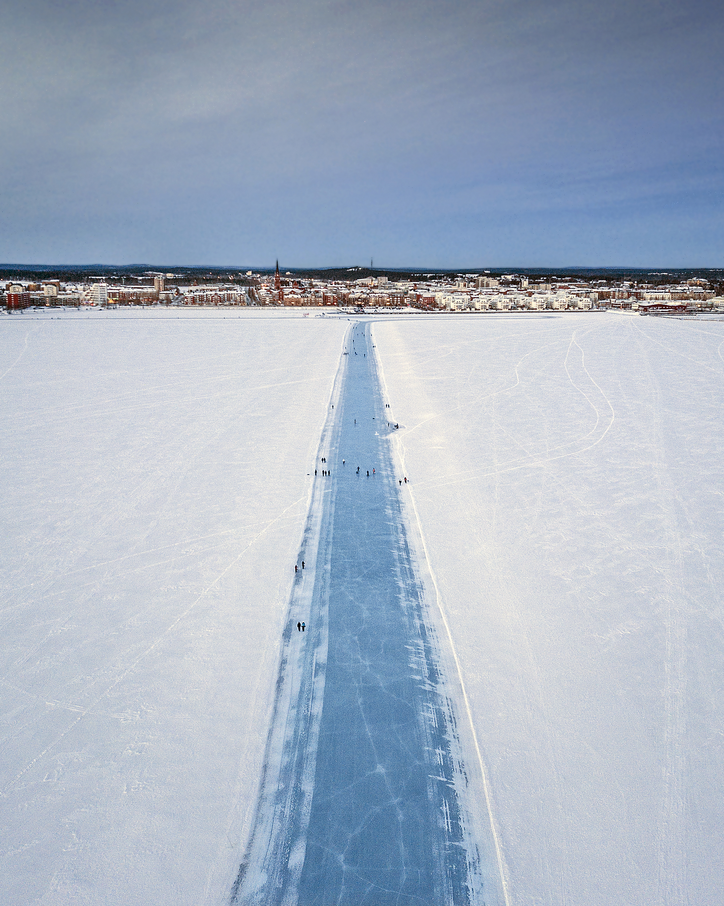 The ice track